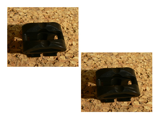 GENUINE LAND ROVER FRONT TOWING COVER RETAINER SET RANGE ROVER SPORT 05 ...