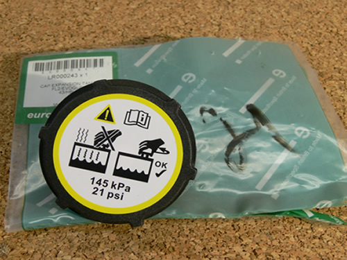 LAND ROVER COOLANT EXPANSION TANK CAP LR2 EVOQUE DISCOVERY SPORT ...