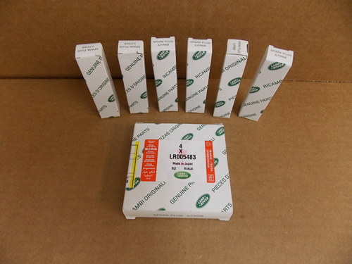 GENUINE LAND ROVER SPARK PLUG LR2 3.2L SET OF 6 NEW LR005483 ...
