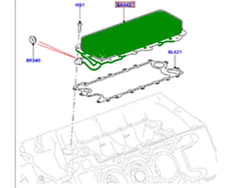 LAND ROVER ENGINE OIL COOLER LR4 RANGE ROVER 10-12 13 SPORT 10-13 ...