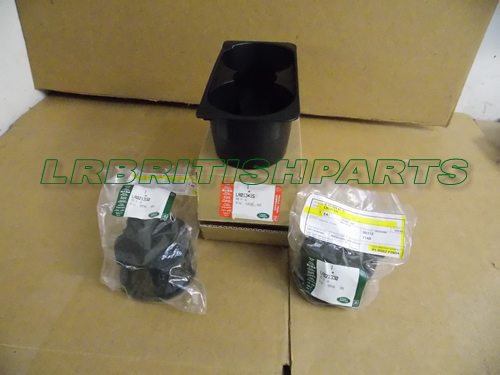 GENUINE LAND ROVER CUP HOLDER WITH INSERTS LR4 NEW SET OF 3 LR013415 ...