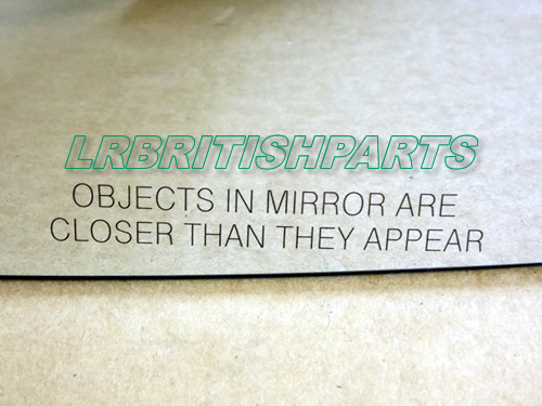 GENUINE LAND ROVER EXTERIOR MIRROR GLASS LR2 RANGE ROVER SPORT 2010 ...