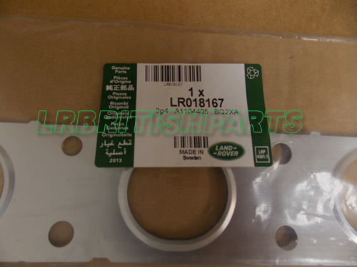 GENUINE LAND ROVER EXHAUST MANIFOLD GASKET LR2 3.2L OEM NEW LR018167 ...