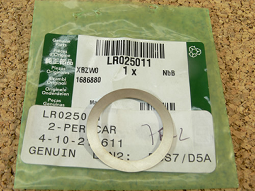 GENUINE LAND ROVER CRANKSHAFT WASHER LR2 RANGE ROVER EVOQUE 12-18 RANGE ...