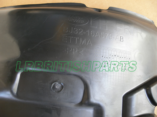 Buy LAND ROVER FRONT -REAR WHEELARCH SHIELD LINER RANGE ROVER EVOQUE LH ...