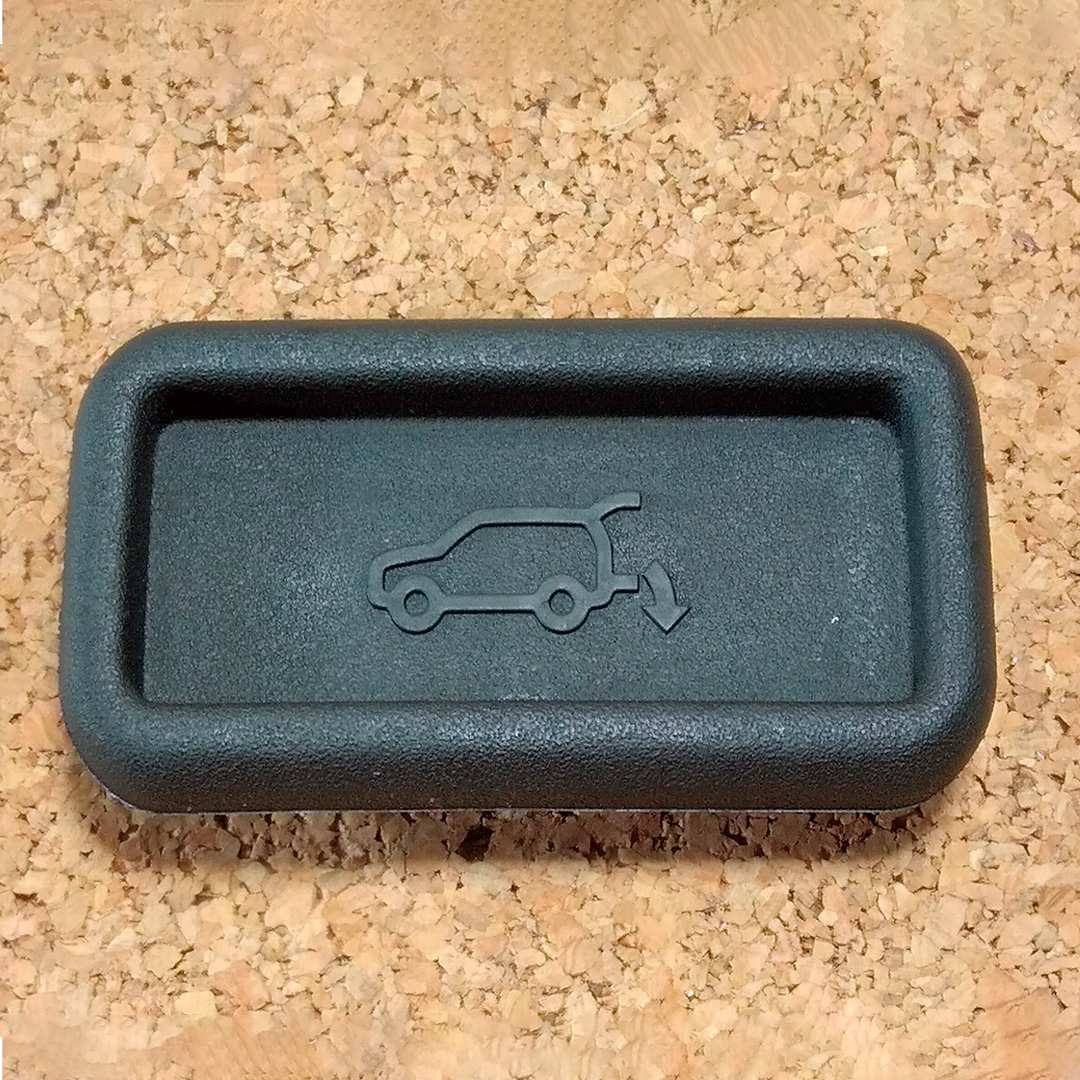 GENUINE LAND ROVER REAR LOWER TAILGATE RELEASE RUBBER BUTTON RANGE ...