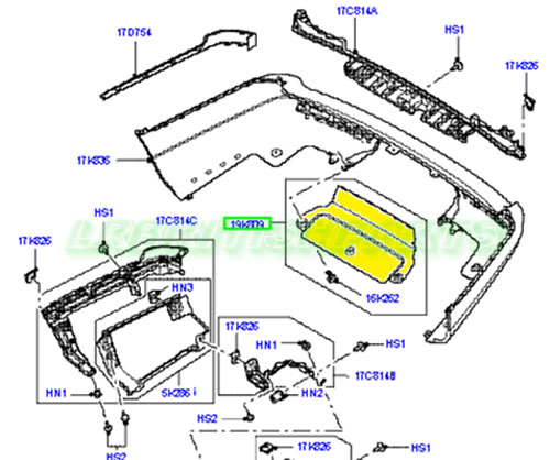 Купить Бамперы LAND ROVER ROVER 13 OEM LR056298 в интернет-магазине с ...