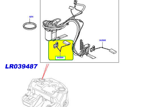 GENUINE LAND ROVER FUEL PUMP SENDER SET RANGE ROVER 06-09 10-12 NEW ...