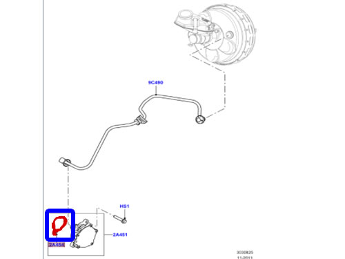 GENUINE LAND ROVER VACUUM PUMP SEAL 2.0L 16V NEW LR039593 - LRBritish Parts