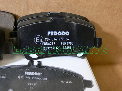 FERODO LAND ROVER REAR BRAKE PADS RANGE ROVER EVOQUE LR2 LR134695 NEW ...