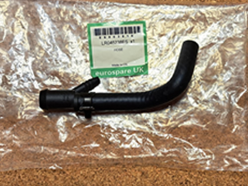 LAND ROVER HOSE THROTTLE BODY HEATER OUTLET 5.0L V8 PETROL LR045238 NEW ...