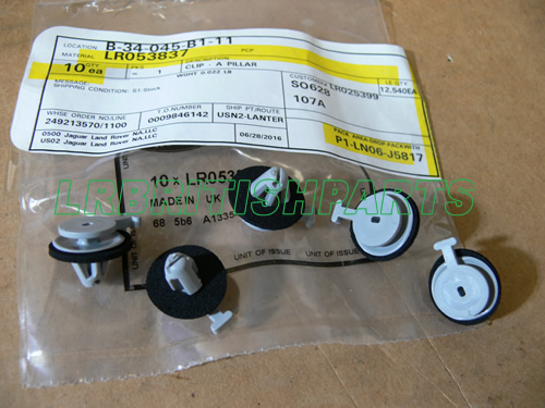 GENUINE LAND ROVER CLIPS A PILLAR RANGE ROVER SPORT 10-13 LR4 SET ...
