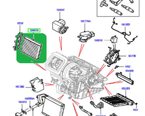 LAND ROVER CABIN FILTER POLLEN FILTER LR2 DISCOVERY SPORT 15-19 RANGE ...