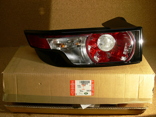 GENUINE LAND ROVER REAR LAMP CLEAR GLASS RANGE ROVER EVOQUE LH NEW ...