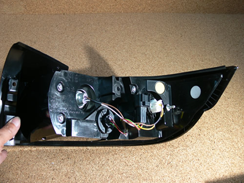 GENUINE LAND ROVER REAR LAMP CLEAR GLASS RANGE ROVER EVOQUE LH NEW ...