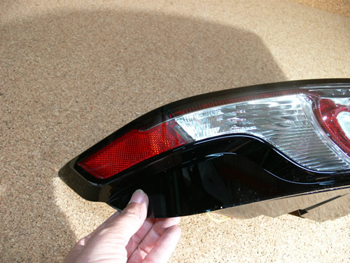 GENUINE LAND ROVER REAR LAMP CLEAR GLASS RANGE ROVER EVOQUE LH NEW ...
