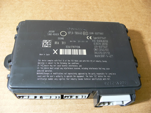 GENUINE LAND ROVER KEYLESS START MODULE ANTI THEFT ALARM NEW OEM ...
