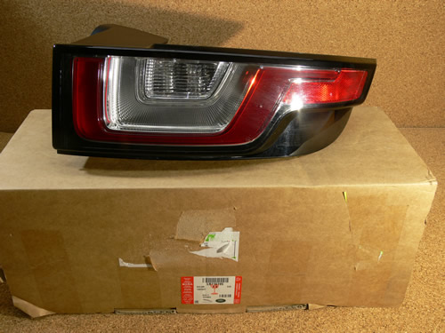 GENUINE LAND ROVER REAR LAMP CLEAR GLASS RANGE ROVER EVOQUE RH LR116195 ...