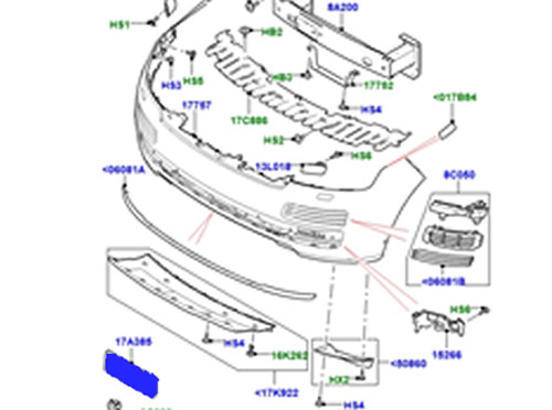 GENUINE LAND ROVER FRONT LICENSE PLATE BRACKET RANGE ROVER 13-21 ...
