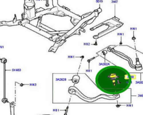 GENUINE LAND ROVER FRONT UPPER CONTROL ARM BALL JOINT RANGE ROVER 03-05 ...
