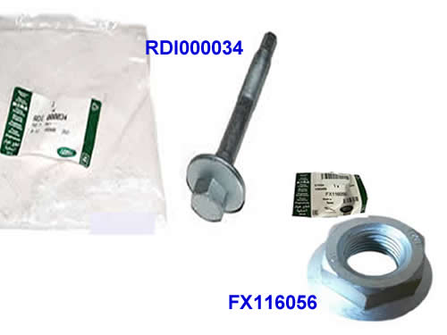 GENUINE LAND ROVER FRONT LOWER CONTROL ARM BOLT & NUT RANGE ROVER SPORT ...