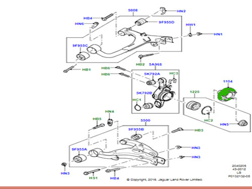 LAND ROVER REAR WHEEL HUB LR3 LR4 RANGE ROVER SPORT 05-09 10-13 ...