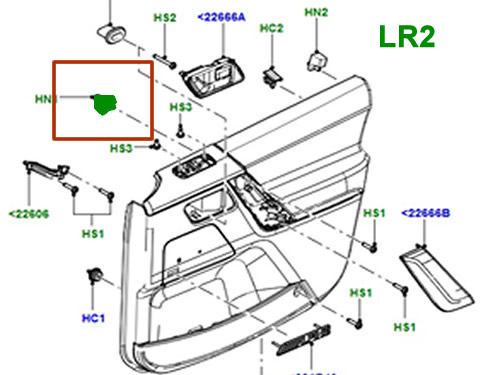 GENUINE LAND ROVER DOOR TRIM NUT LR2 LR4 SET OF 10 RYH500840 ...
