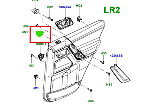 GENUINE LAND ROVER DOOR TRIM NUT LR2 LR4 SET OF 10 RYH500840 ...