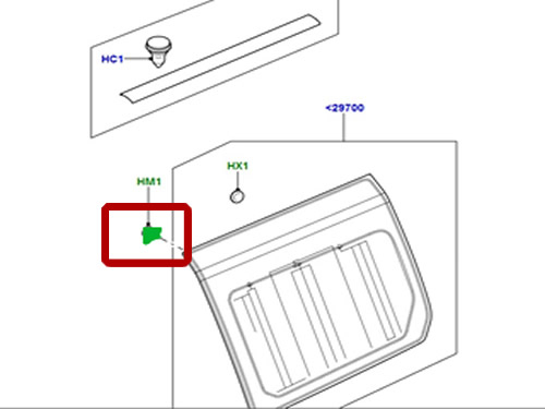 LAND ROVER RUBBER MOUNT INSERT QUARTER WINDOW LR3 LR4 RYH500840 SET OF ...