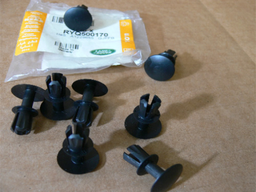 GENUINE LAND ROVER MOLDING D PILLAR CLIP LAND ROVER LR2 OEM SET ...