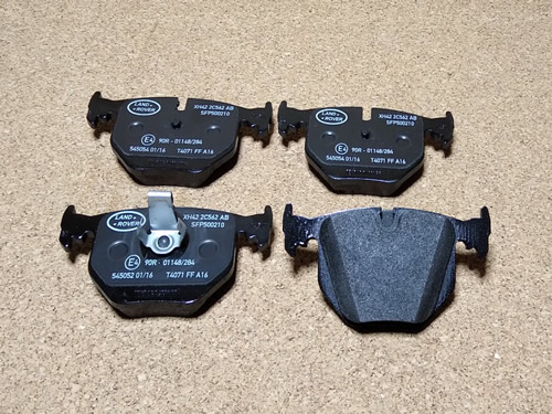GENUINE LAND ROVER BRAKE PADS REAR RANGE ROVER 03 - 05 NEW SFP500210 ...