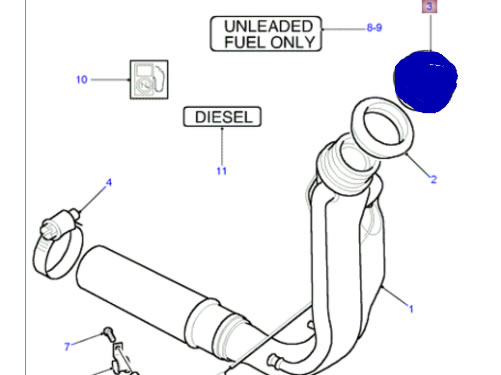 LAND ROVER FUEL TANK CAP GAS DISCOVERY II 99-04 RANGE ROVER 4.0 4.6 ...